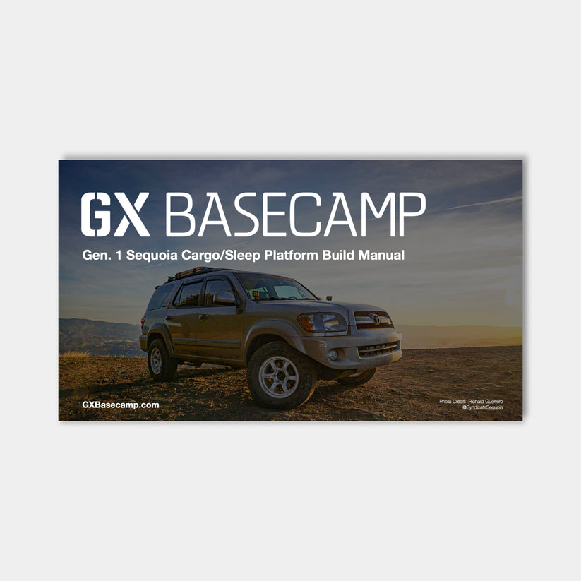 1st Gen. Toyota Sequoia Platform Build Manual – Go Xplore Basecamp